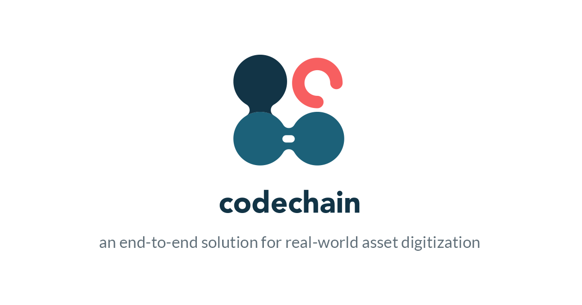 CodeChain: an end-to-end solution for real-world asset digitization